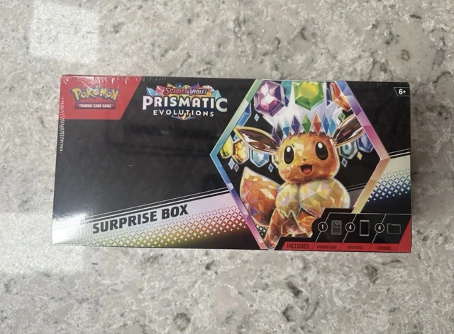 POKEMON TCG PRISMATIC Evolutions Surprise Box | In Hand | BRAND NEW sealed £1.75 - PicClick UK
