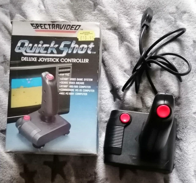 VINTAGE SPECTRAVIDEO QUICKSHOT deluxe joystick controller commodore ...