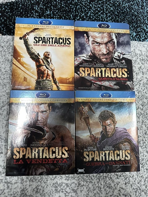 BLU-RAY *** SPARTACUS - LA COLLEZIONE COMPLETA 0 + 1 + 2 + 3 *** Fuori Catalogo EUR 104,90 ...