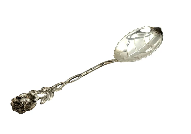 SILVER 835 - Spoon - Hildesheimer Rose - Boxed - Made in Germany. $112. ...