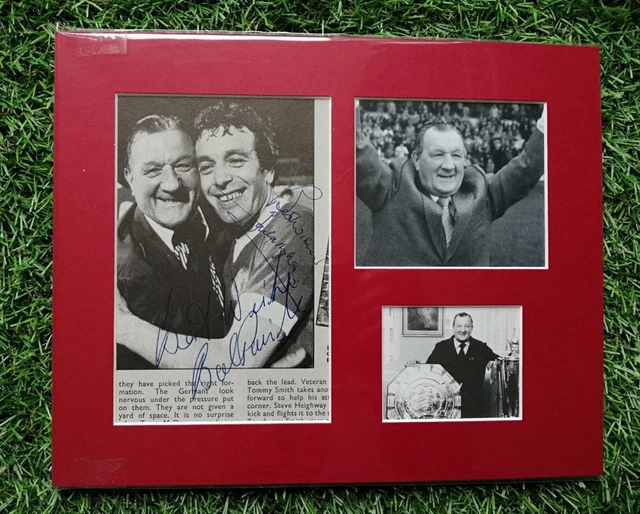 BOB PAISLEY LIVERPOOL FC SIGNED 10" x 8" DISPLAY AUTOGRAPH ON PICTURE RARE COA £120.00 - PicClick UK