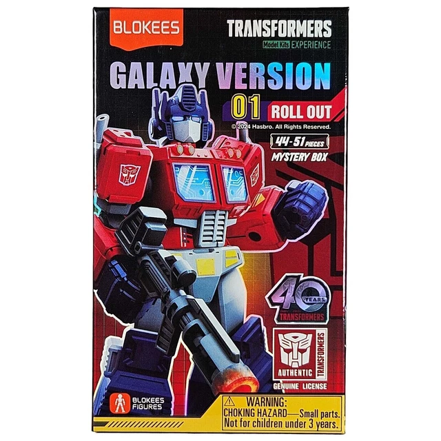 BLOKEES TRANSFORMERS GALAXY Version 01 Roll Out Model Kit Figures 10cm ...