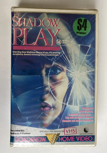 SHADOW PLAY [VHS] Roadshow Video Ex-Rental Tape Clamshell 1986 Dee Wallace $24.95 - PicClick AU