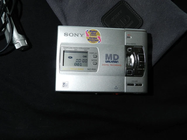 SONY MD WALKMAN MZ-R50 Tragbarer MiniDisc Player Recorder. Top Zustand ...