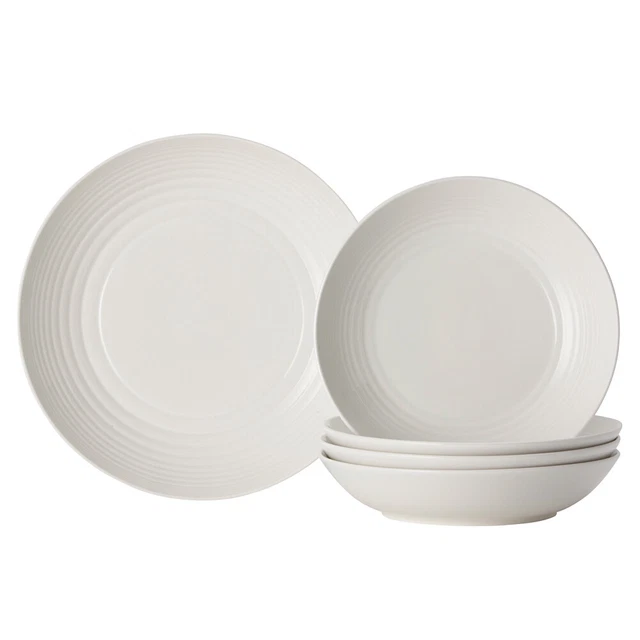 NEW ROYAL DOULTON Gordon Ramsay Maze White Pasta Set 5pce $83.00 ...