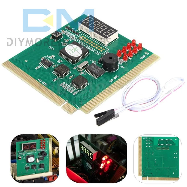 PC MOTHERBOARD ANALYSIS Diagnostic Card 4-Digit LED PCI/ISA POST Code ...