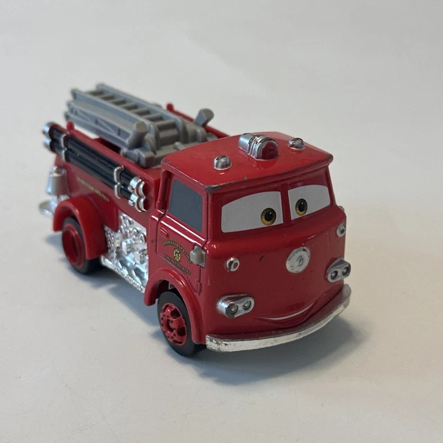 BIG RED FIRE ENGINE Disney Pixar Cars 1:55 Diecast Bundle SEE Ramone ...