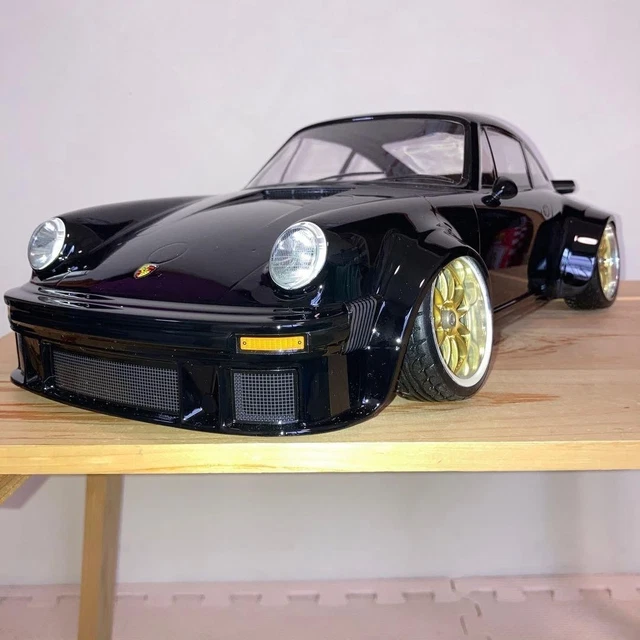 TAMIYA PORSCHE 934 RC Body Black Painted Body Only Accessories Included ...