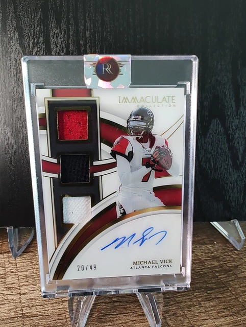 2022 IMMACOLATA MICHAEL Vick -GIOCATORE INDOSSATO - Tripla Maglia Toppa ...