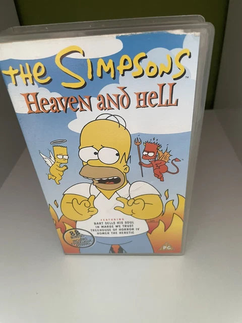 THE SIMPSONS HEAVEN And Hell (Animated) (VHS, 1998) £4.00 - PicClick UK