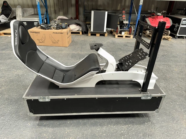 PLAYSEAT FORMULA WHITE F1 Sim Racing Gaming Rig Seat. Ex Rental Stock £ ...