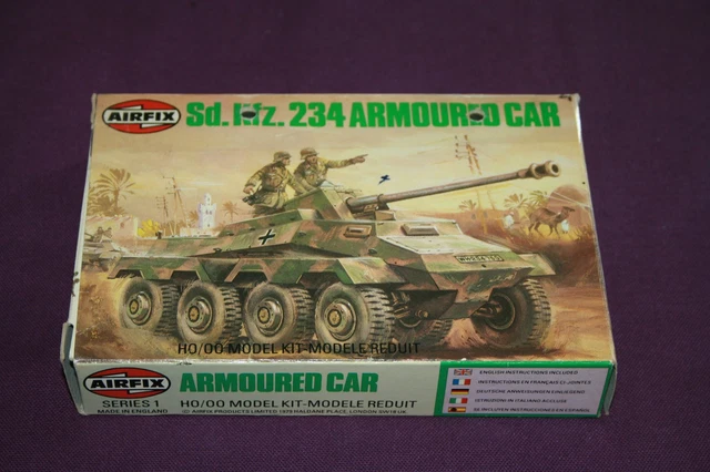 AIRFIX SD.KFZ. 234 Panzerwagen Spur HO/OO Modell AFV Bausatz 61311-2 ...