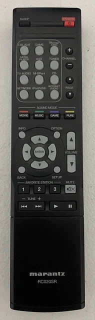 GENUINE MARANTZ OEM RC020SR AV Receiver Remote Control With Batteries ...