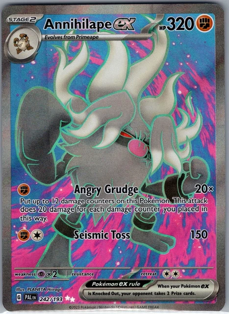 ANNIHILAPE EX 242/193 SV02: Paldea Evolved - Pokemon Card - NM $7.88 ...