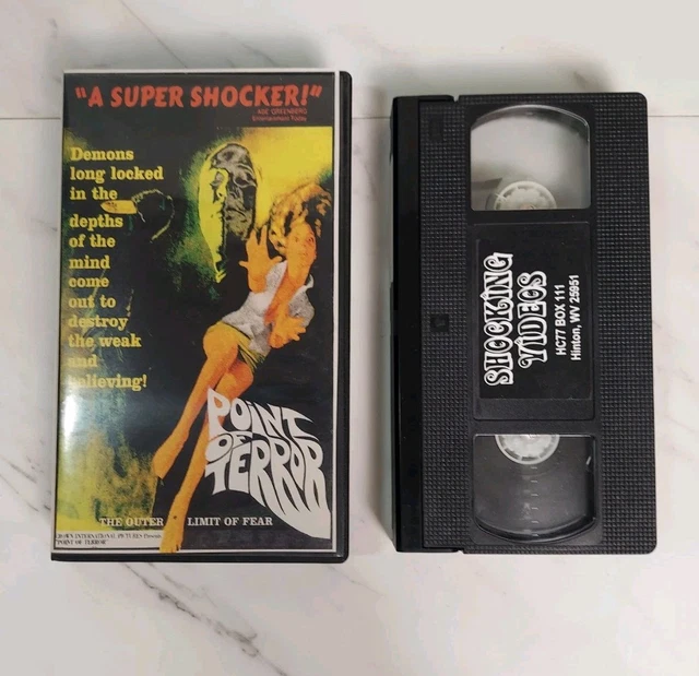 VINTAGE VHS CULT Horror Point Of Terror The Outer Limit Of Fear ...