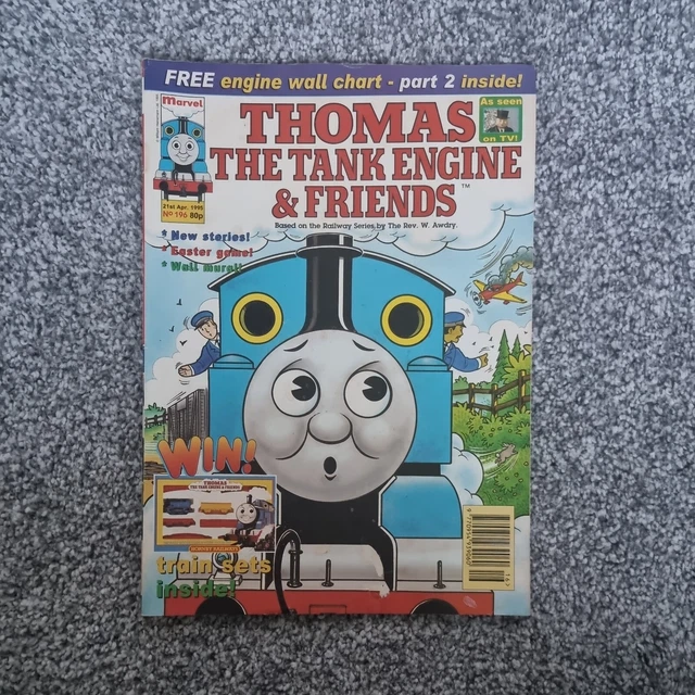 VINTAGE THOMAS THE Tank Engine & Friends Magazine 21st Apr 1995 Issue ...