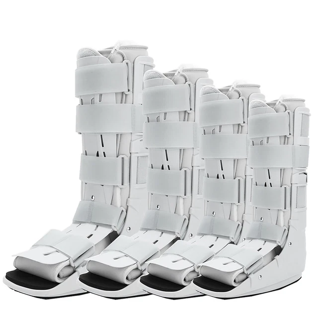 FOAM PNEUMATIC WALKING Boot Ankle Strap Support Foot Orthosis Plantar ...