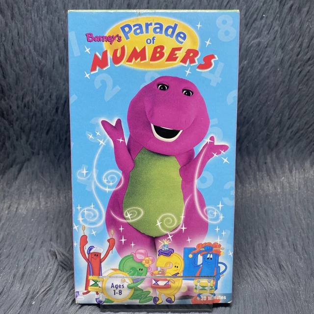 BARNEY & FRIENDS Parade Of Numbers VHS 1996 Video Tape Kid's ...