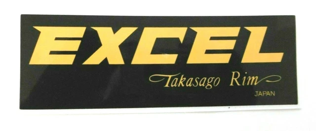 WERBE-AUFKLEBER EXCEL TAKASAGO Rim Japan Felgen Motocross Enduro ...