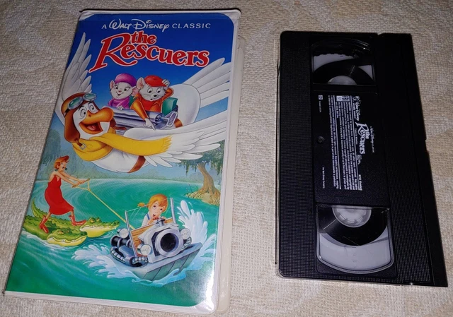 DISNEY THE RESCUERS VHS Video Tape Black Diamond The Classics Clamshell ...