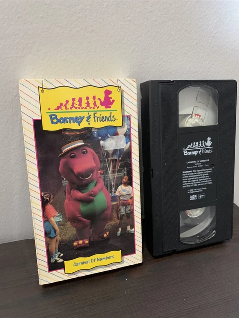 BARNEY & FRIENDS: Carnival of Numbers TIME LIFE VHS EDUCATIONAL VINTAGE ...