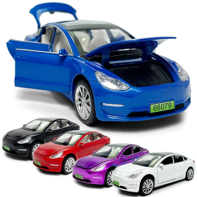 1:32 TESLA MODEL 3 90D Model Car Diecast Metal Toy Cars Toys for Boys ...