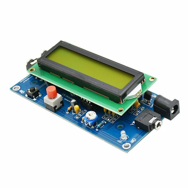 HAM RADIO CW Decoder DC 7-12V 500mA Morse Code Reader Translator LCD ...