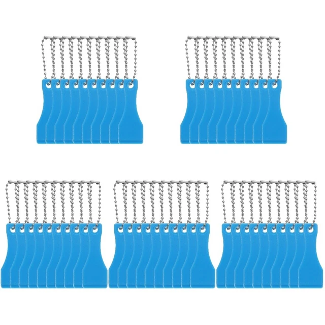 5 COUNT STICKER Label Blank Stickers Scraper Blue Tool Card £25.99 ...