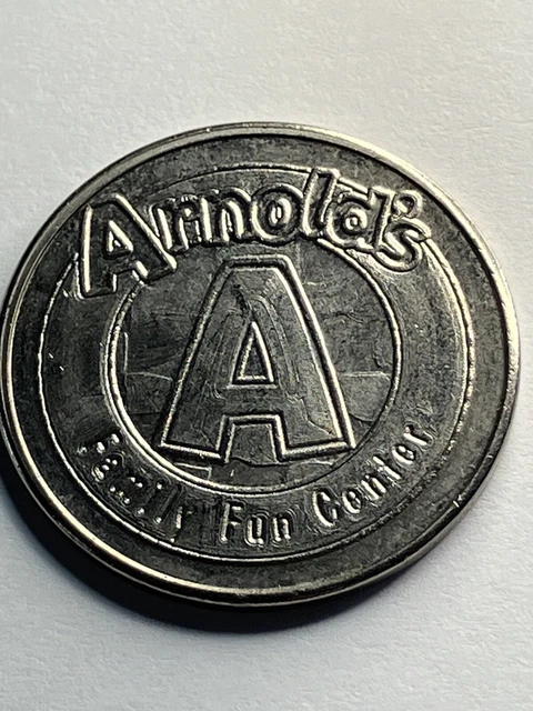 ARNOLD'S FAMILY FUN Centers Arcade Token - Oaks, PA. (OBSOLETE, RETIRED ...