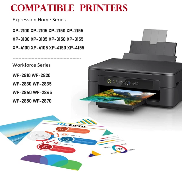 603XL INK CARTRIDGES Replacement for Epson 603 XL XP-3100 XP-4100 XP ... 603XL INK CARTRIDGES Replacement for Epson 603 XL XP-3100 XP-4100 XP ...