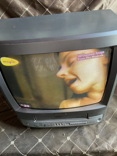 AIWA 14IN TELEVISION TV/VHS Combi Retro Gaming CRT RETRO VINTAGE VX-G142k cheap £89.99 - PicClick UK