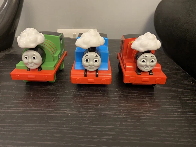 THOMAS & FRIENDS pull back go Puffers Thomas James & Percy Tank Engine ...