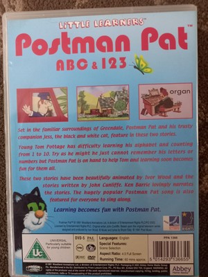 POSTMAN PAT ABC And 123 Dvd Little Learners Kids EUR 9,82 - PicClick IT