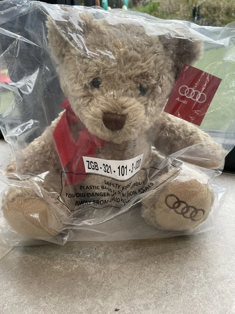AUDI SHERWOOD TEDDY Bear Soft Toy Brown Genuine Audi Accessory ...