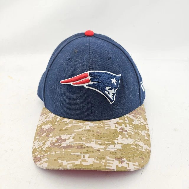 PATRIOTS BASEBALL CAP New Era Hook And Loop Blue Digital Camouflage ...