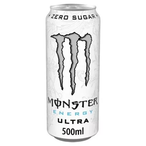 MONSTER ENERGY DRINK ultra white Zero Sugar Pack of 500ml £21.45 ...