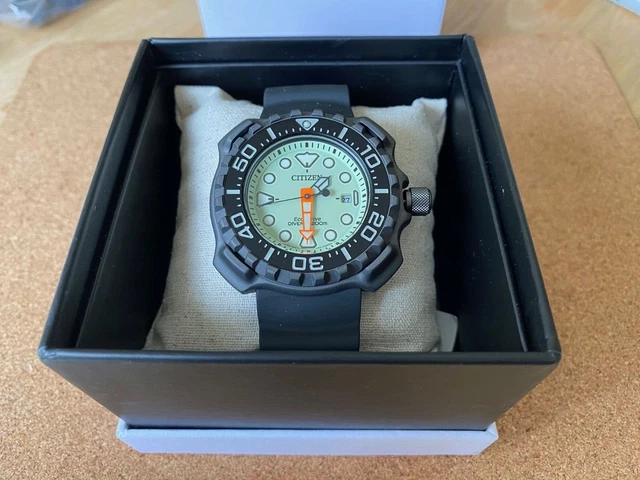 NEW - CITIZEN Promaster Titanium Full Lume Dial EcoDrive Dive Watch ...