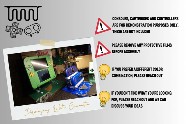 SUPPORTO ACRILICO PER Nintendo Game&Watch Silver Series Vermin MT-03 ...