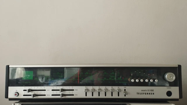 AMPLI TUNER RECEIVER Telefunken 4040 , EUR 30,00 - PicClick FR