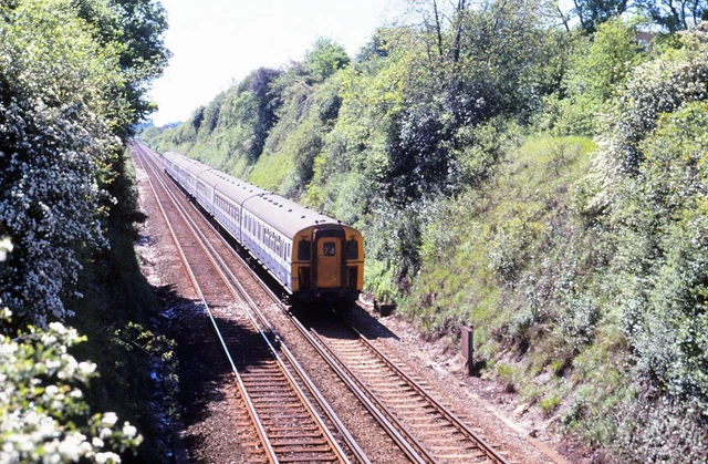 5246 RAILWAY COLOUR Slide 4 Vep 7887 At Adisham 1985 £2.99 - PicClick UK