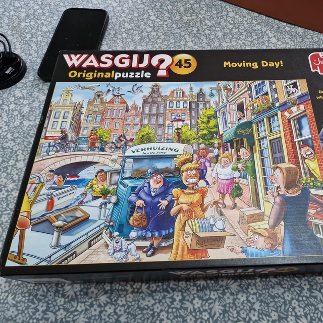 JUMBO WASGIJ ORIGINAL 45 Moving Day! 1000 piece comic jigsaw puzzle £10 ...