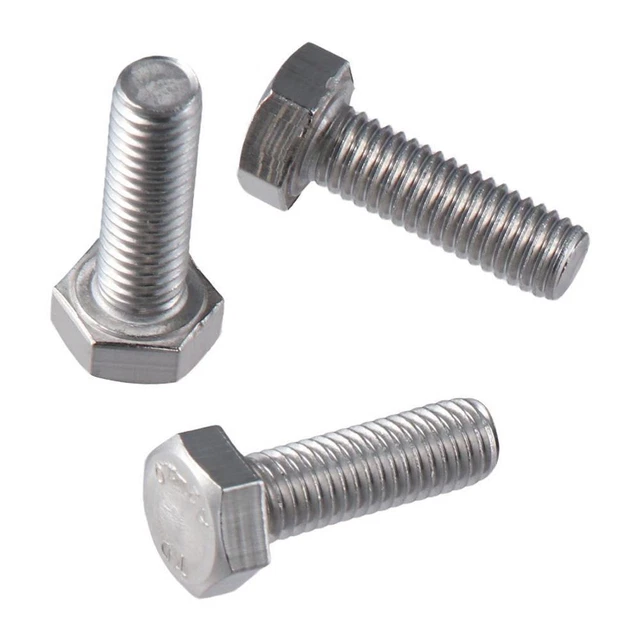 25PCS 304 STAINLESS Steel Hex Head Bolts M8-1.25 X 25mm Nut Bolt Set ...