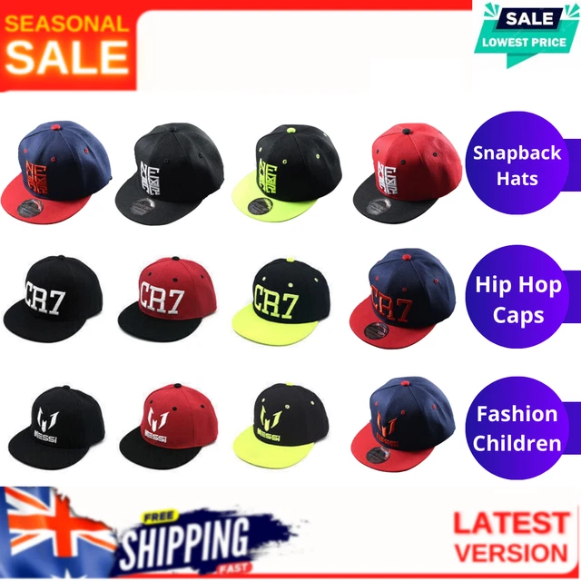 RONALDO CR7 MESSI Baseball Cap Kids Boys Girls Trucker Hat Adjustable ...