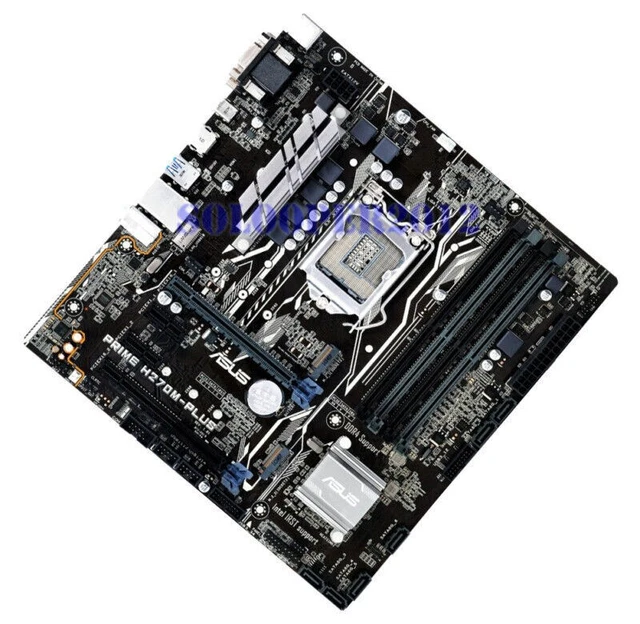 ASUS PRIME H270M-PLUS LGA1151 Intel H270 DDR4 DIMM USB3.1 Motherboard ...