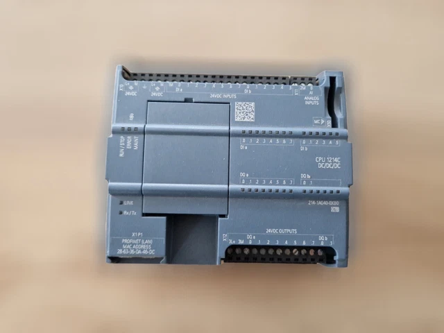 AUTOMATE SIEMENS S7-1200, CPU 1214C DC/DC/DC, réf 6ES7214-1AG40-0XB0 + switch EUR 200,00 ...