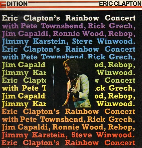 ERIC CLAPTON ERIC Claptons Rainbow Concert EDITION SLEEVE RSO Vinyl LP ...