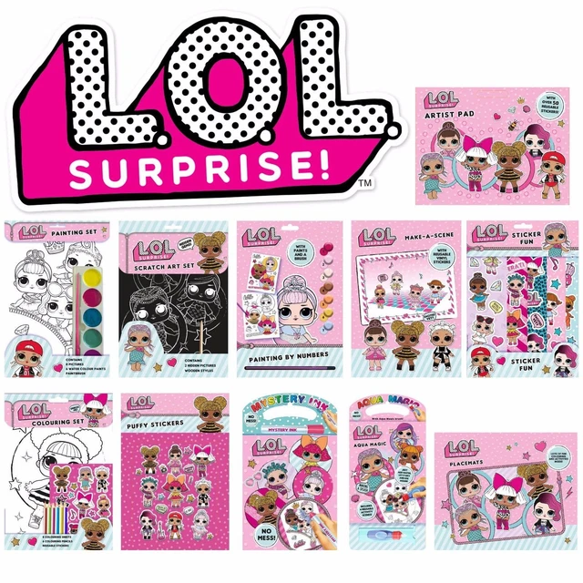 LOL SURPRISE! | Fun Creative Activity Sets, Colouring, Stickers and ...
