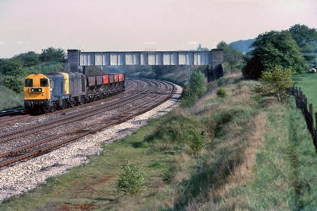 BRITISH RAIL CLASS 20 20169/20197 Langley Mill Rail Photo £2.70 ...