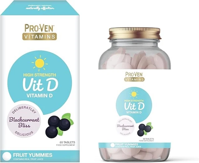 PROVEN VITAMIN D 2000 High Strength 60 Fruit Chewables £10.67 - PicClick UK