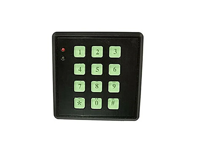 FAKE SECURITY KEYPAD Integrated Low Light Sensor Professional Alarm ...